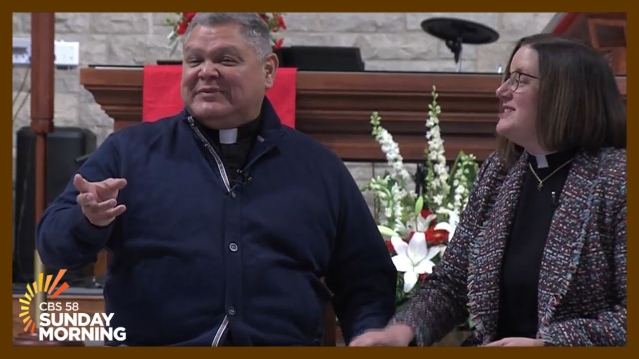 Clergy couple: Husband and wife serve as co-pastors at Norway Lutheran Church in Wind Lake - YouTube