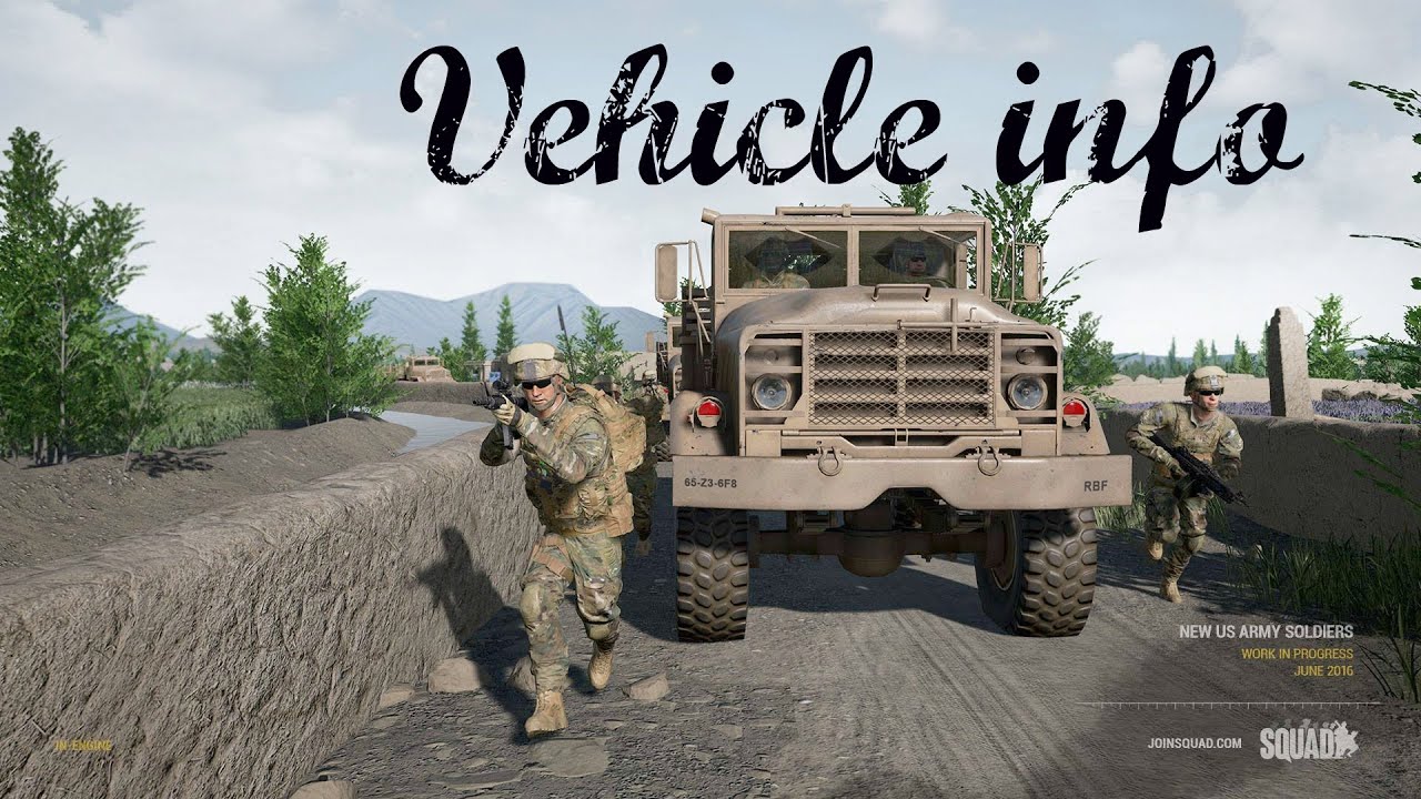 SQUAD Vehicle Info And Update YouTube squad-vehicle-info-and-update-youtube