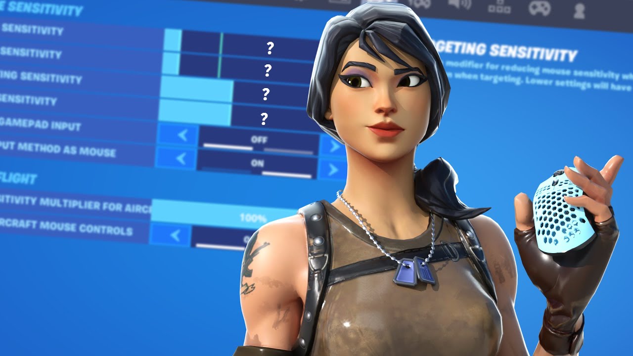 THE BEST Keyboard + Mouse Fortnite Settings + DPI + Sensitivity Chapter ...