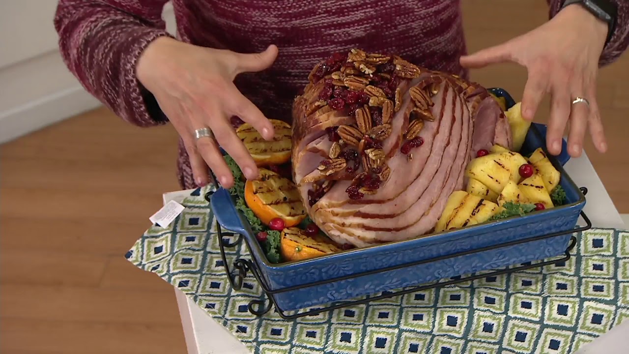 Cook's Essentials Charlotte 3-pc Ceramic Bakers with Wire Racks on QVC ...