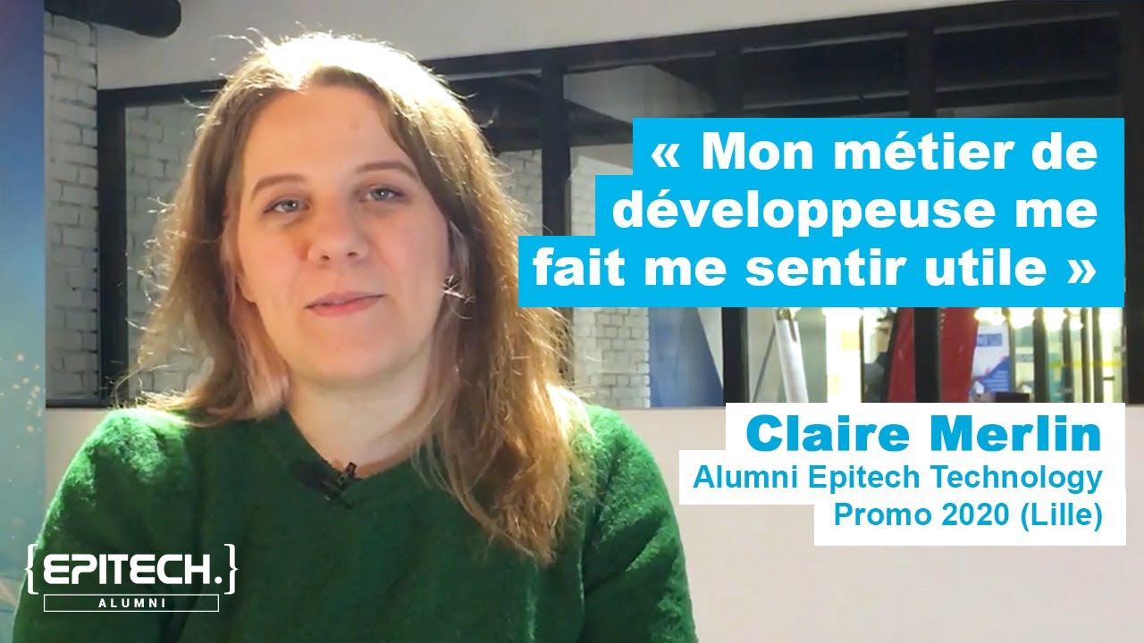 Alumni (promo 2020) - Claire Merlin - Développeuse front-end - La ...