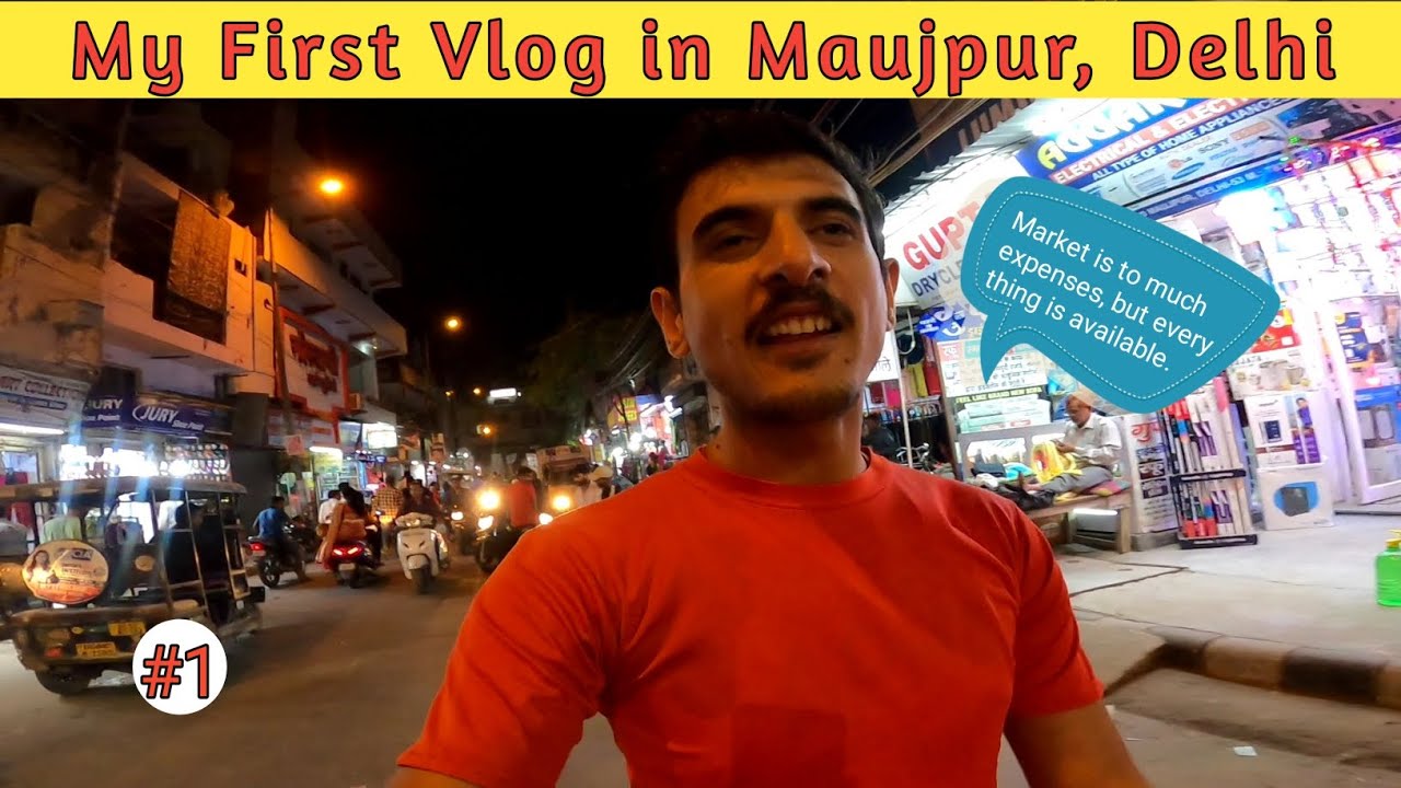 First Vlog in Maujpur | This is too much expensive market @gagansvlog ...