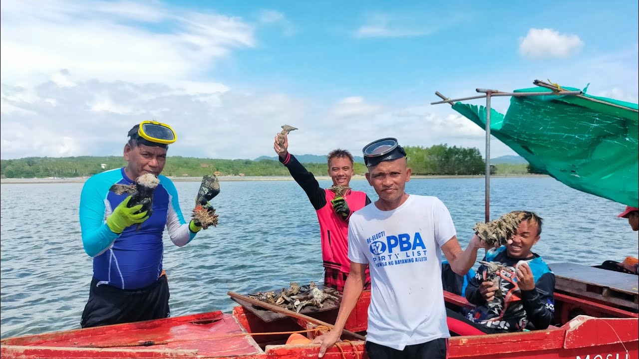Catching sea shell and cook | Adventure | Davao City - YouTube