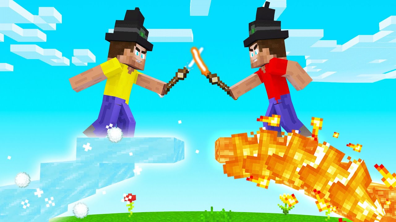 We Became WIZARDS With MAGICAL POWERS! (Minecraft) - YouTube