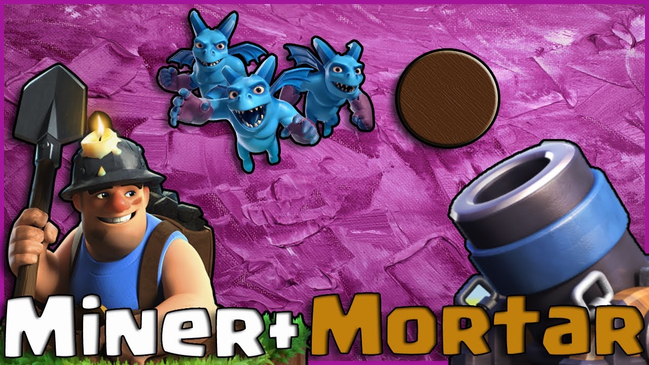 The BEST Mortar+Miner Control Deck on the Ladder in Clash Royale! - YouTube