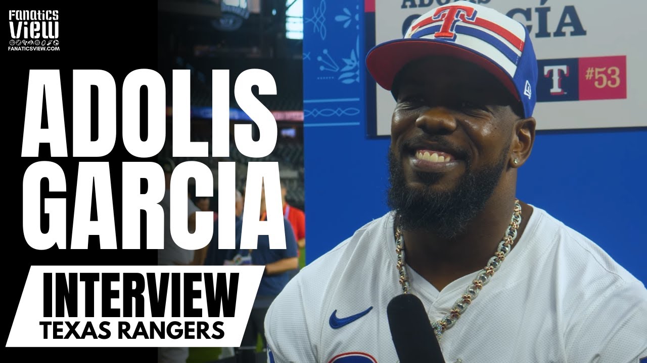 Adolis Garcia Discusses New "El Bombi" Chain, Confidence in Texas ...