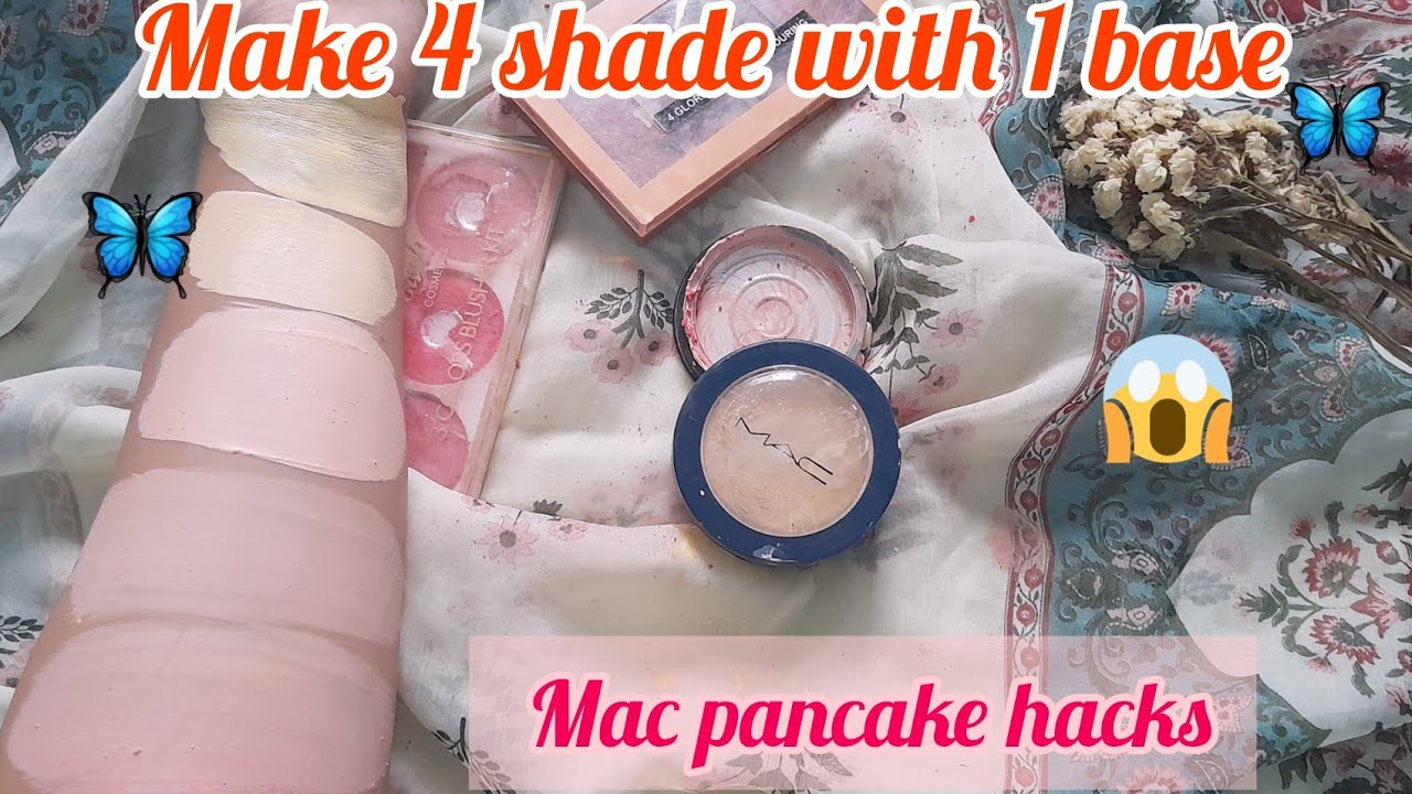 Mac pancake hacks | Make 4 shades with 1 base | Parlor Secret Bridal ...