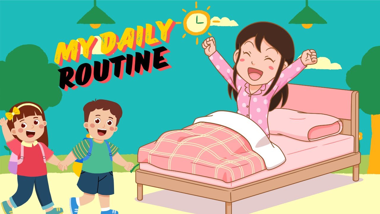 Daily Routine | Learn English for Kids | English for Kids | Nursery ...