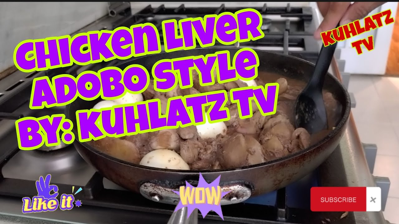 Chicken liver adobo style. - YouTube
