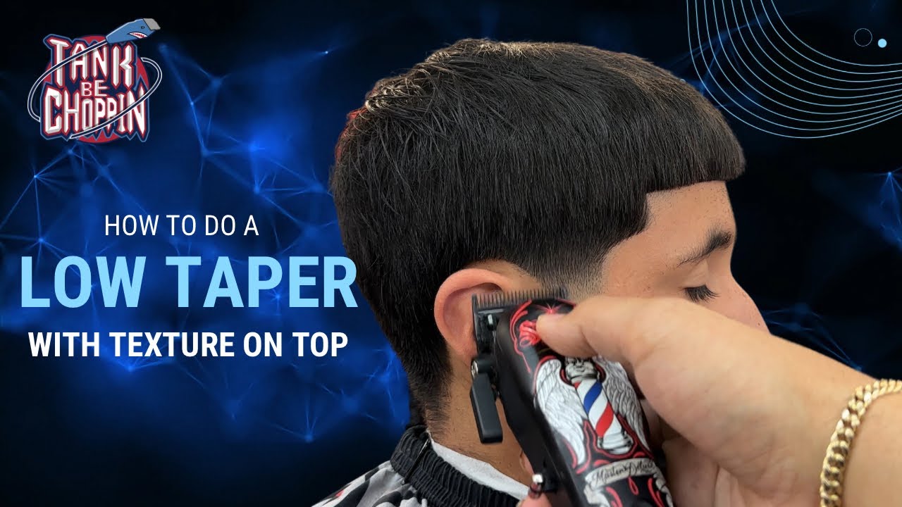 Low Taper With Texture on Top | BLENDED - YouTube