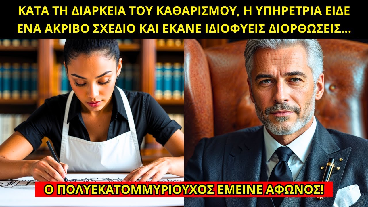 ΚΑΤΑ ΤΗ ΔΙΑΡΚΕΙΑ ΤΟΥ ΚΑΘΑΡΙΣΜΟΥ ΣΤΟ ΓΡΑΦΕΙΟ ΤΟΥ ΠΟΛΥΕΚΑΤΟΜΜΥΡΙΟΥΧΟΥ, Η ...