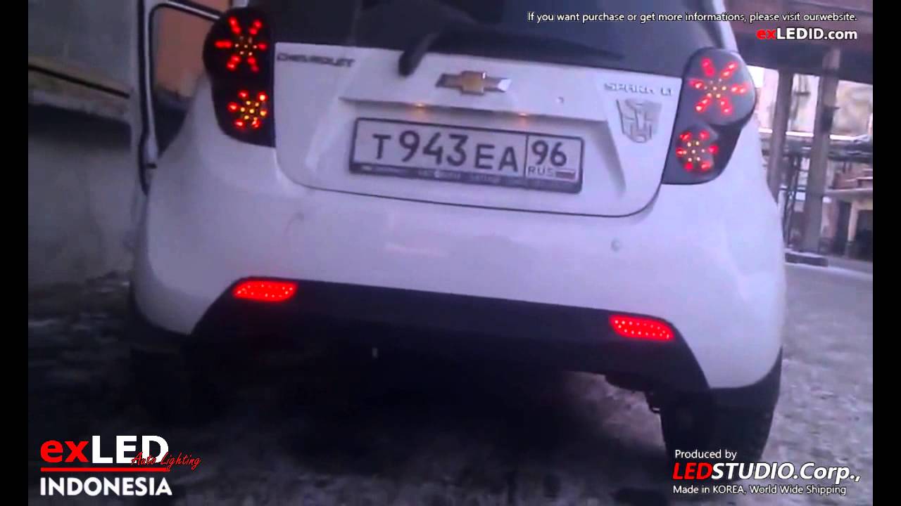 Chevrolet Spark Custom LED Tailight - YouTube
