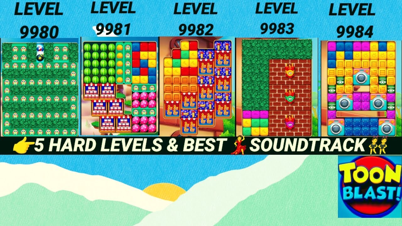 Toon Blast: Levels 9980-9984 Walkthrough - YouTube