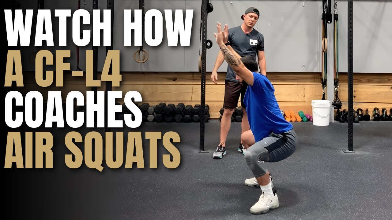 Inside a Training Session on Air Squats with CrossFit Level 4 Coach ...