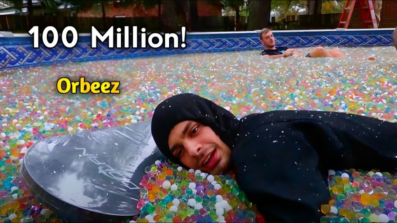 I Put 100 Million Orbeez In My Friend's Backyard - Hindi dubbing by ...