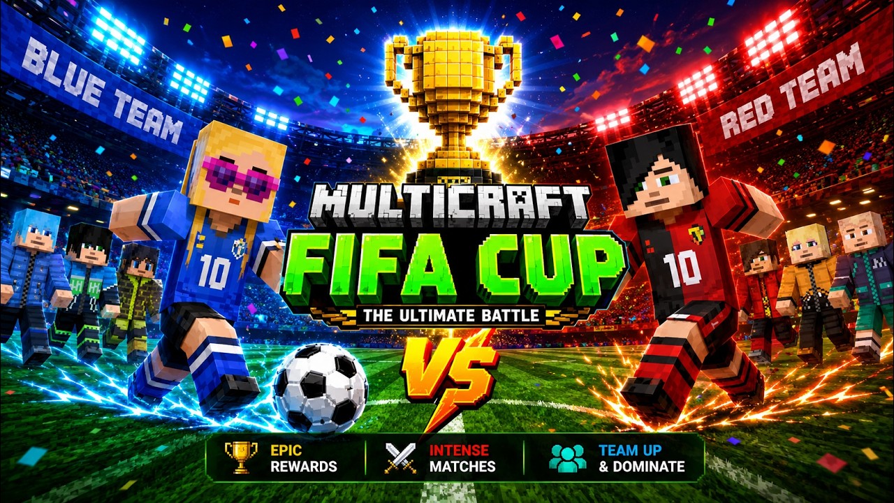FIFA CUP !!! // minecraft||multicraft Event S1// - YouTube