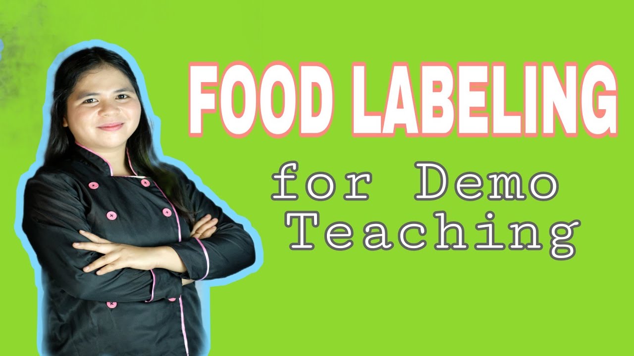 Demo Teaching about Food Labeling - YouTube