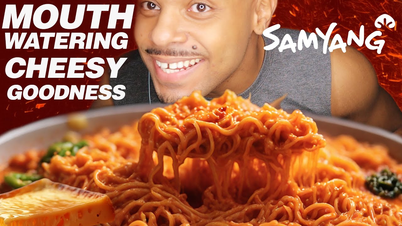 Ultimate Cheesy Samyang Noodles Mukbang: Irresistible ASMR Eating Show ...