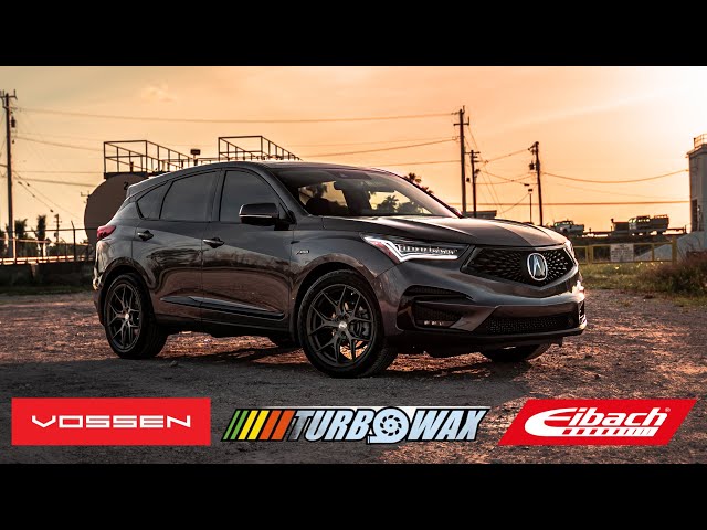 Acura Rdx Lowered 2019 Acura RDX With 21x10.5 30 Vossen Hf5 And