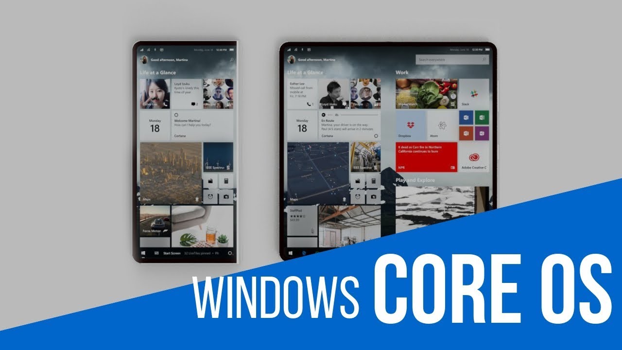 Windows CORE OS - NUEVO Sistema Operativo de Microsoft - YouTube