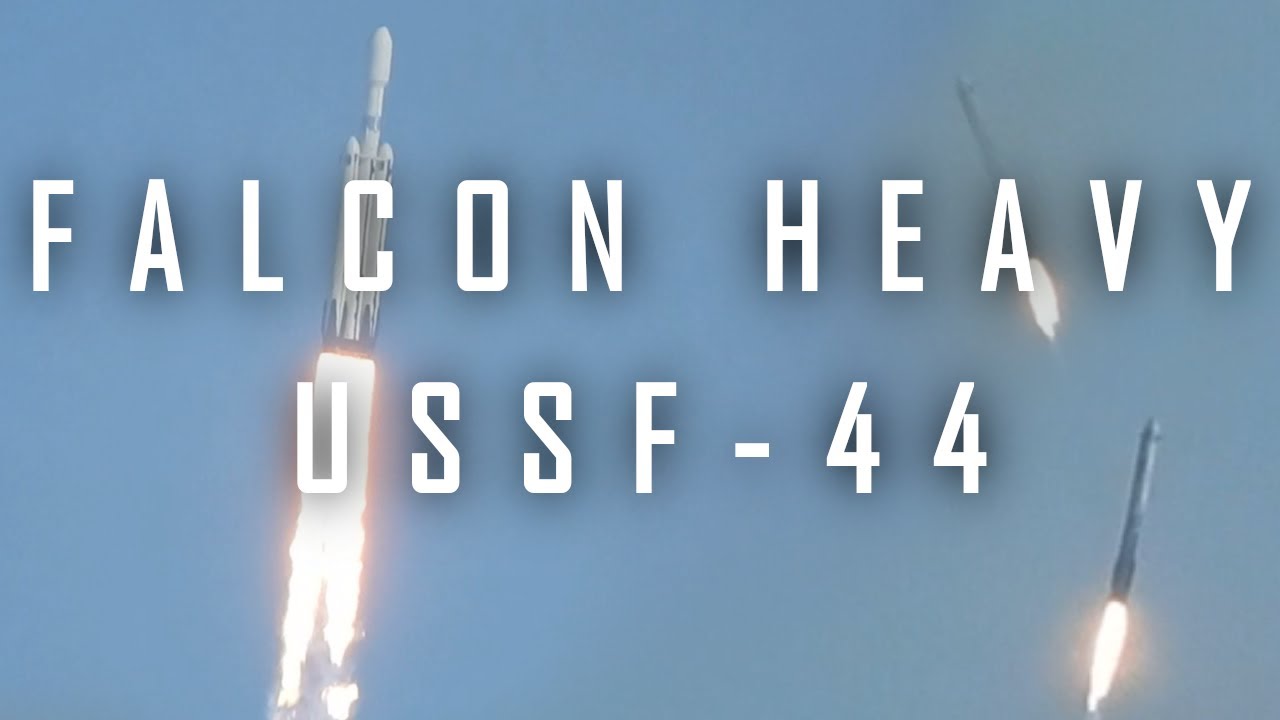 SpaceX Falcon Heavy w/ USSF-44 | Nikon P900 - YouTube