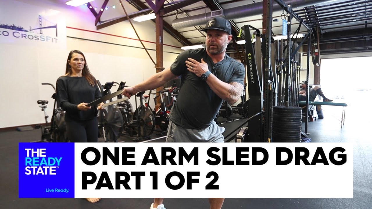 One Arm Sled Drag (1 of 2) - YouTube