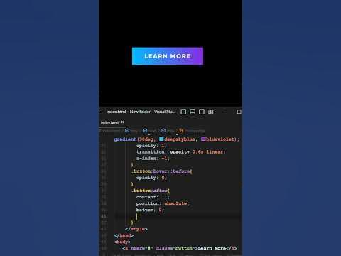Button Animation HTML5 CSS3 #shorts - YouTube
