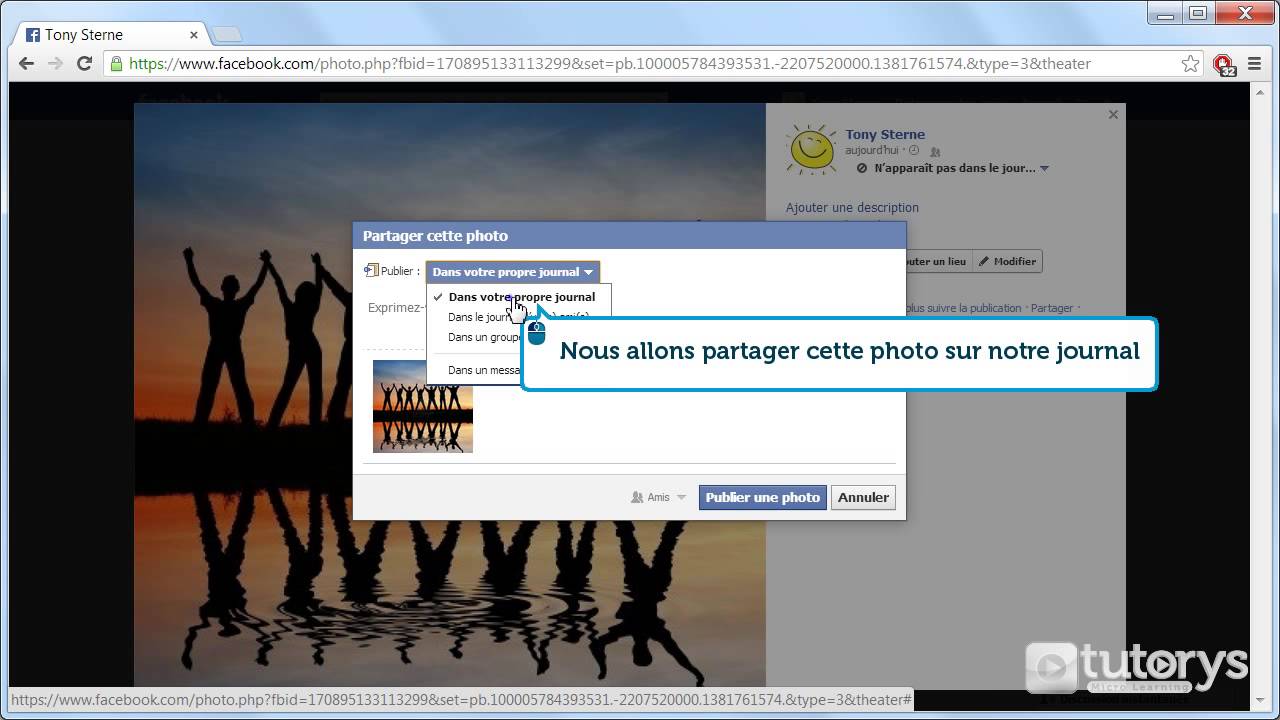Comment partager des photos avec Facebook - YouTube