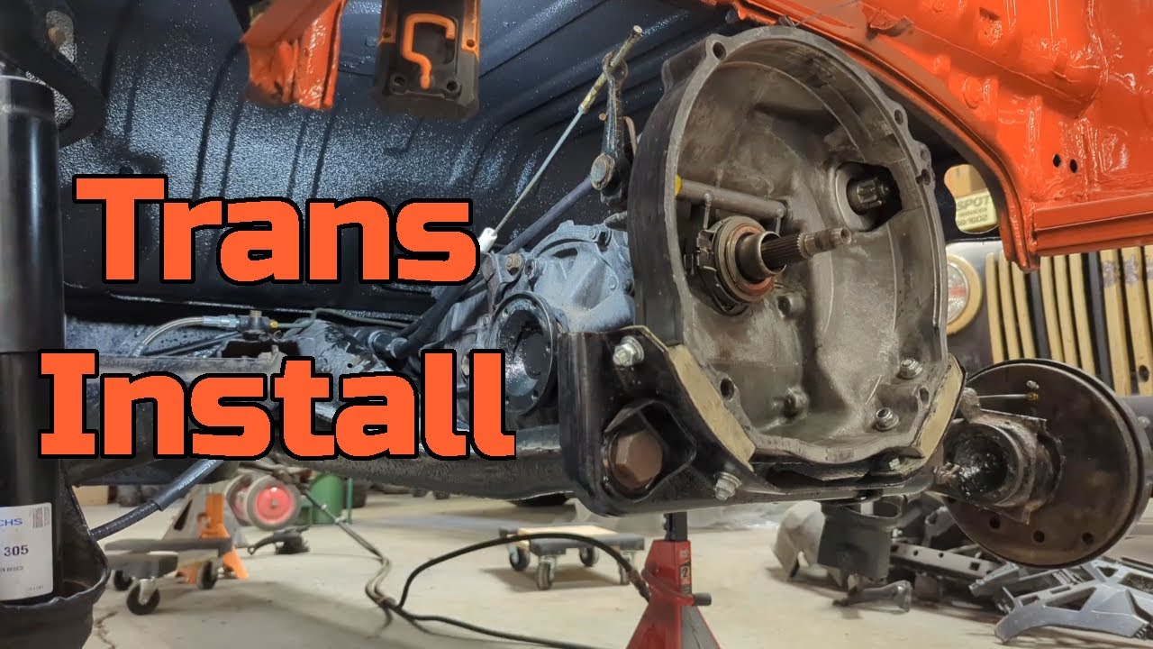 1971 VW Super Beetle Ep.7 - Installing the Transmission - YouTube