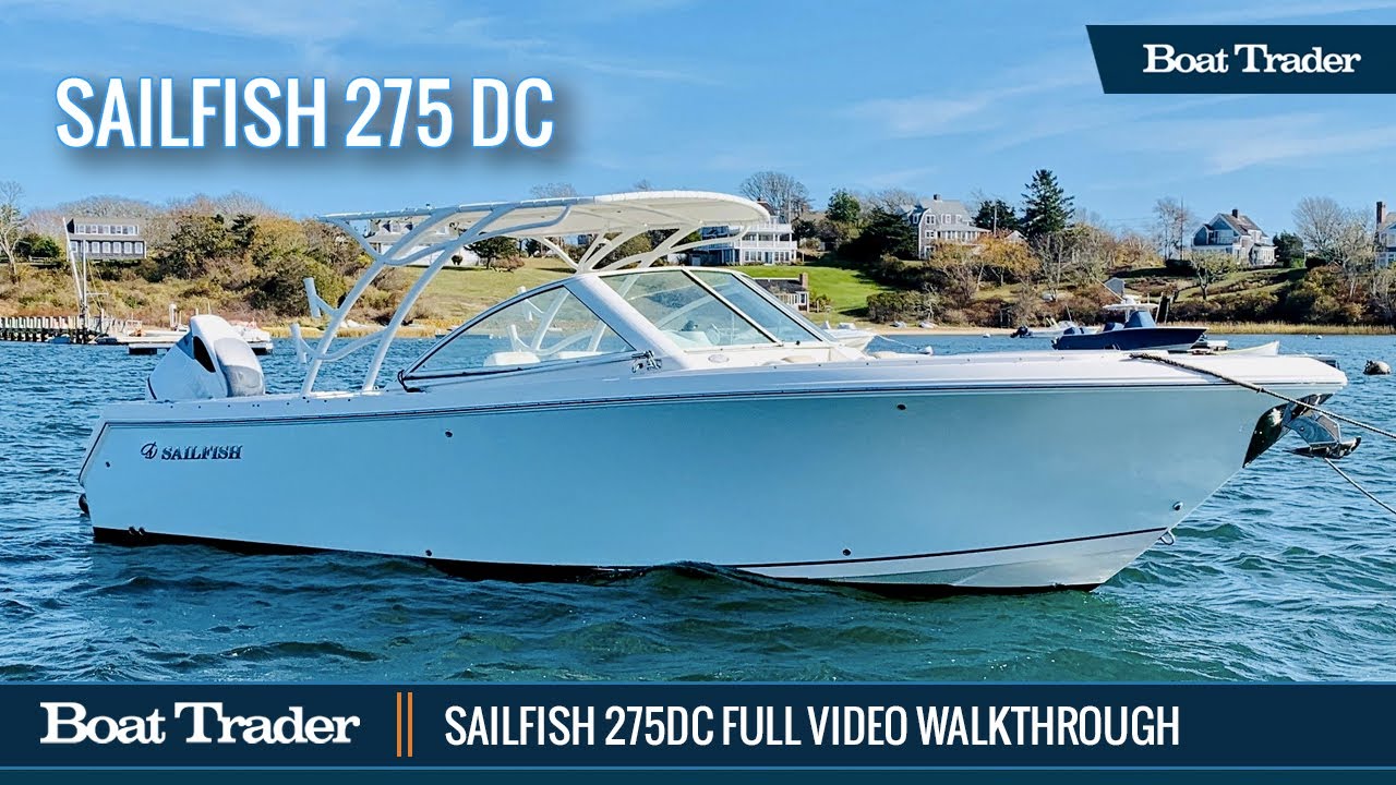 Sailfish 275 DC (Dual Console) Boat Walkthrough Video Review - YouTube