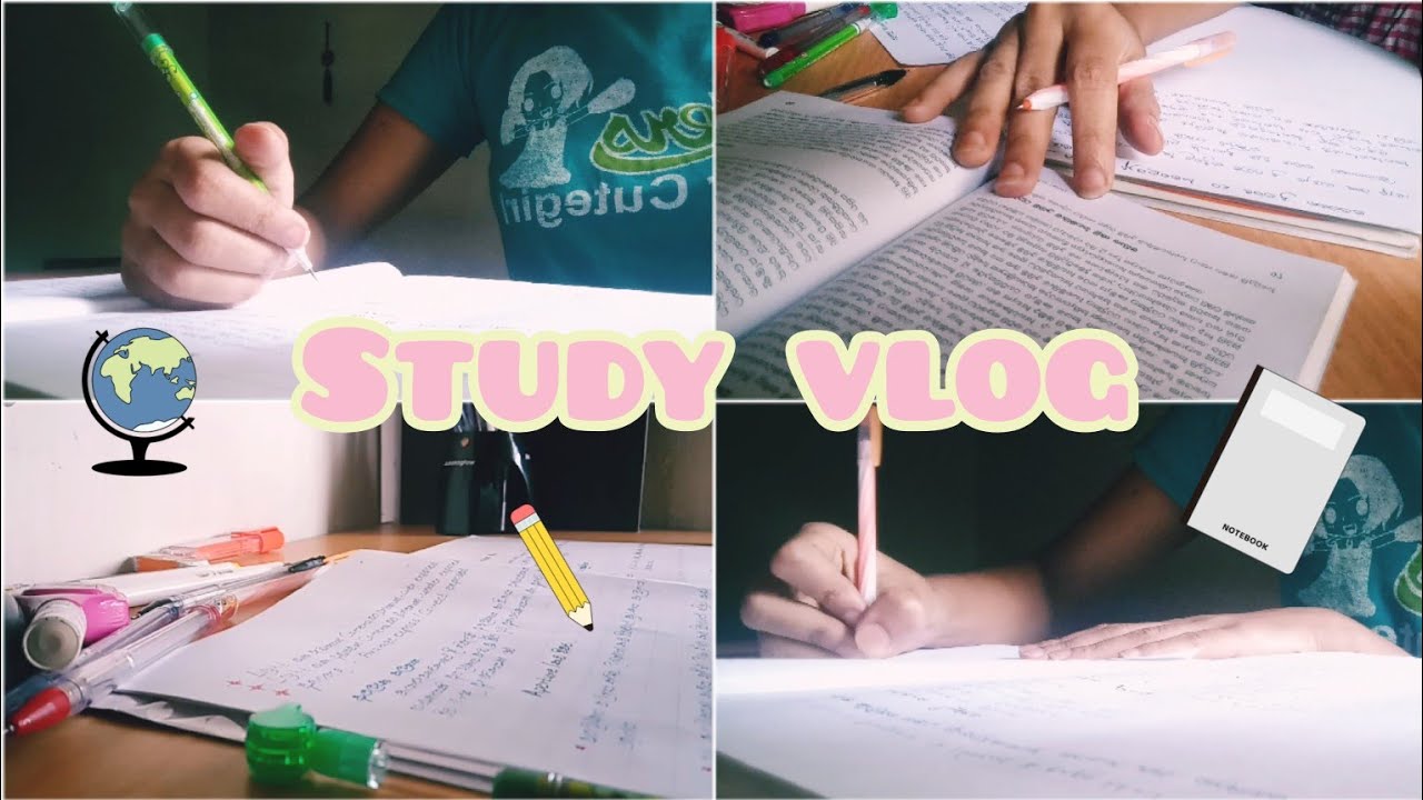 පාඩම් වැඩත් එක්ක දවසක් 📚💞|study vlog | #study #vlog - YouTube