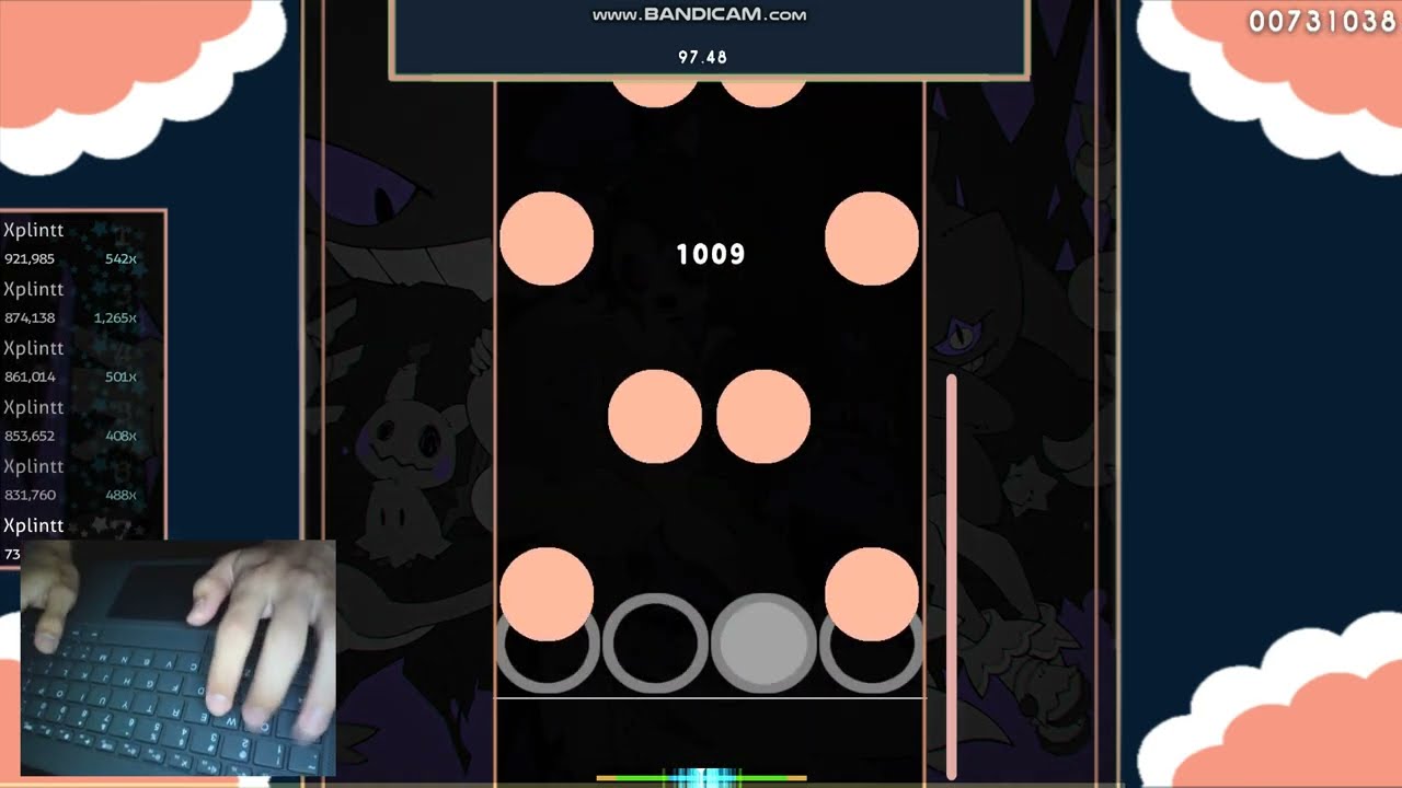 First osu! mania video (sorry im new to handcam) - YouTube