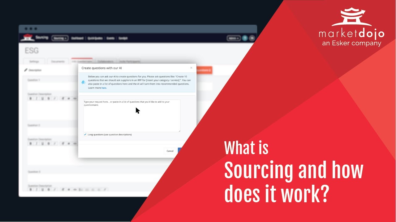 Market Dojo Sourcing: Transform your Procurement Performance - YouTube