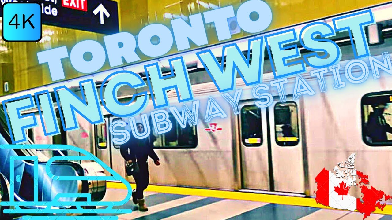 TORONTO, CANADA 🇨🇦 – FINCH WEST STATION, LINE 1 – SUBWAY STATION 4K ...