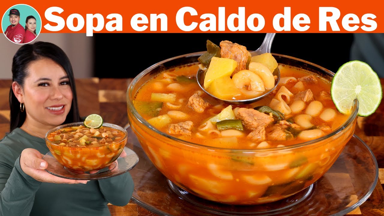Que No Falte En Tu Menú De La Semana Sopa De Coditos En Caldo De Res