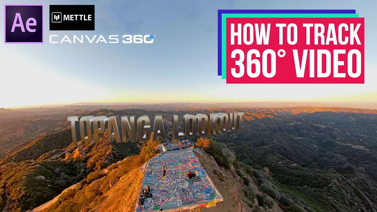 How to 3D track live 360° drone footage with After Effects, Canvas 360 ...