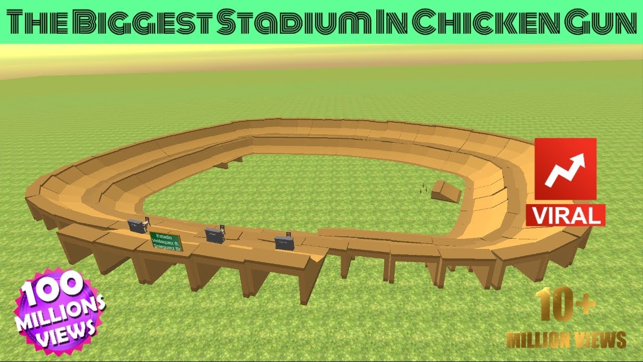 The Biggest Stadium In Chicken Gun🏟🐥 (The Stadium's Real Name In ...