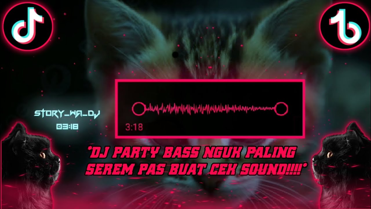 Dj Party Bass Nguk Paling Serem Pas Buat Cek Sound Youtube