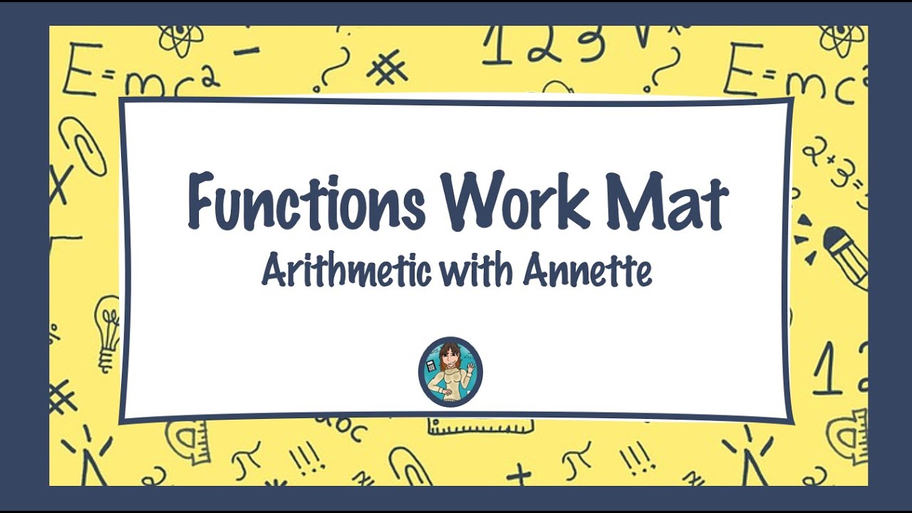 Functions Work Mat - YouTube
