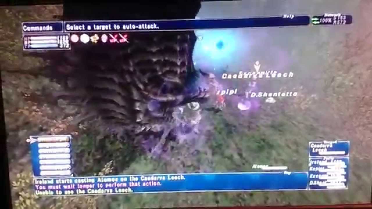 Final Fantasy XI FFXI SMN99WHM49 SMN Summoner ToAU Caedarva Mire Atomos ...