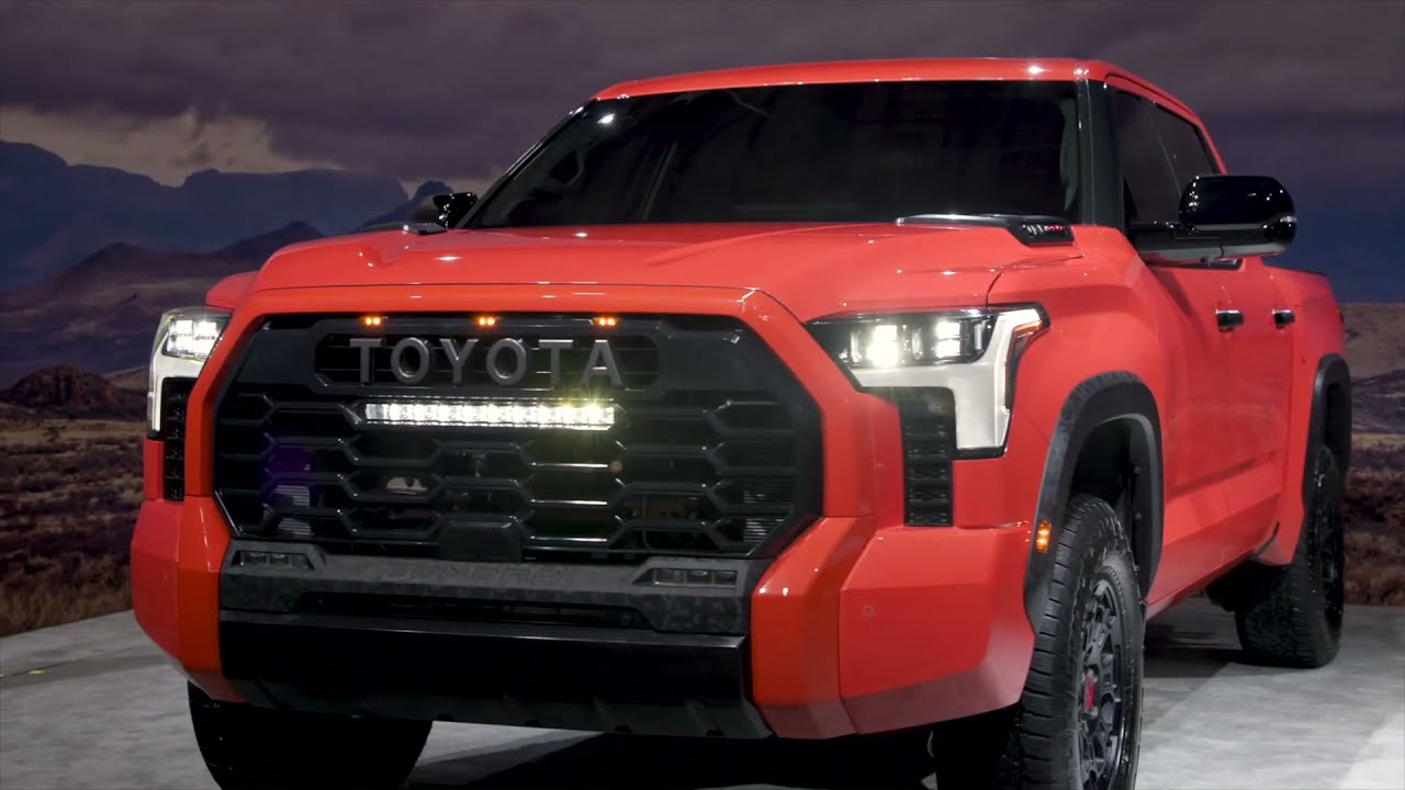 2022 Toyota Tundra TRD Pro Design in Solar Octane - YouTube