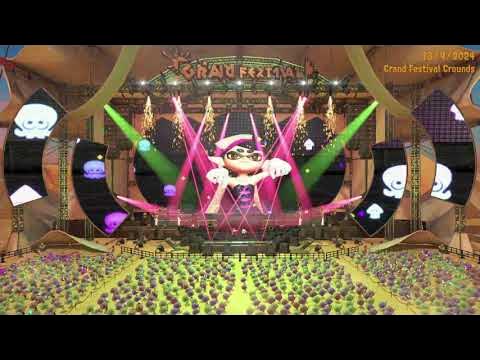 Splatoon 3 Grand Festival - Giant Clam Stage Full Performance - YouTube