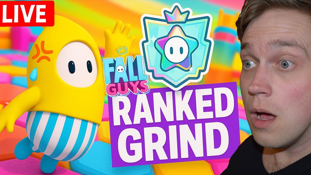 LIVE - Fall Guys RANKED GRIND – Reaching Superstar - YouTube