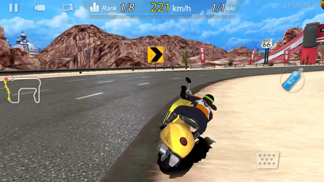 Crazy Racing Moto 3D - Gameplay Android game - real motorbike racing ...