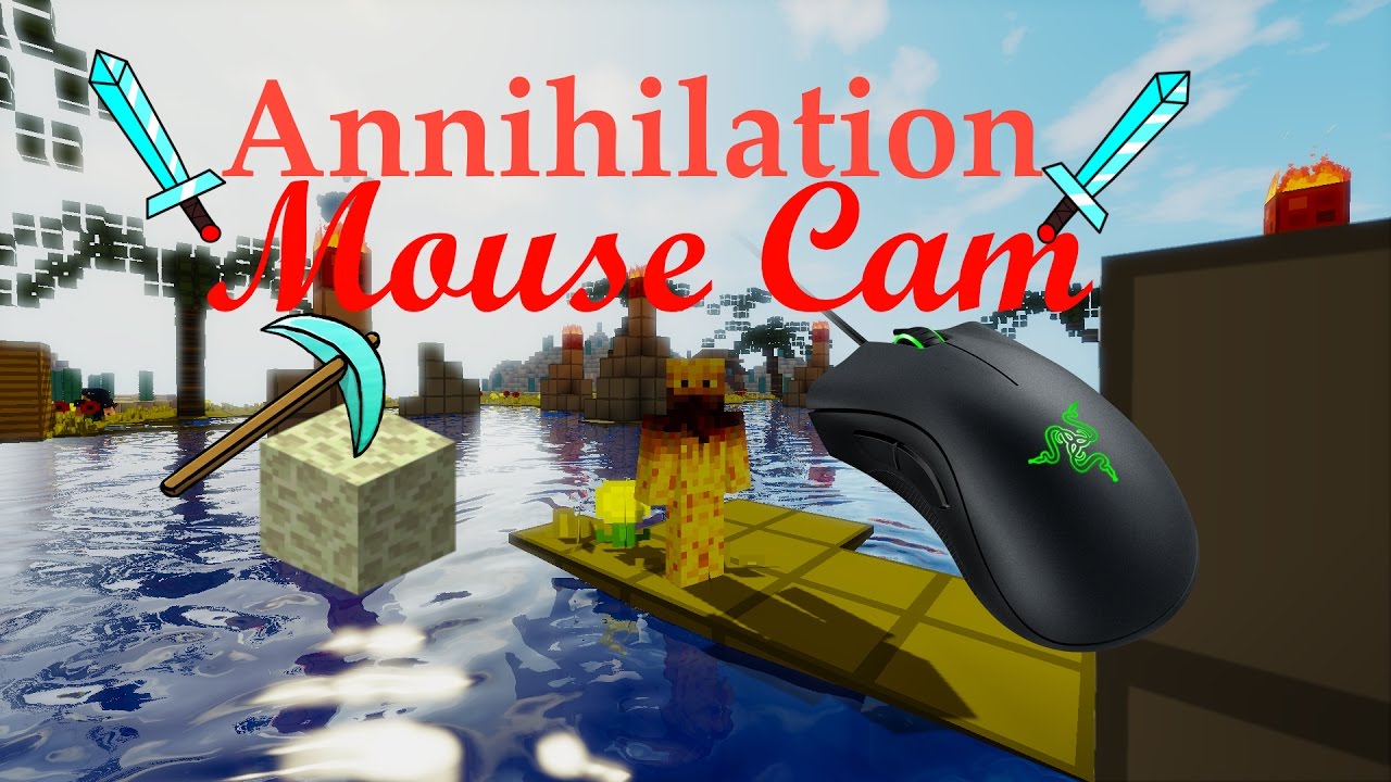 Annihilation MOUSE CAM COMMENTARY (Shotbow × Minecraft) - YouTube