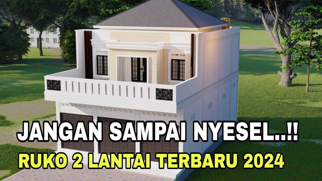2024 YG TREND!!.Ruko 2 lantai konsep modern klasik 9x14m - YouTube