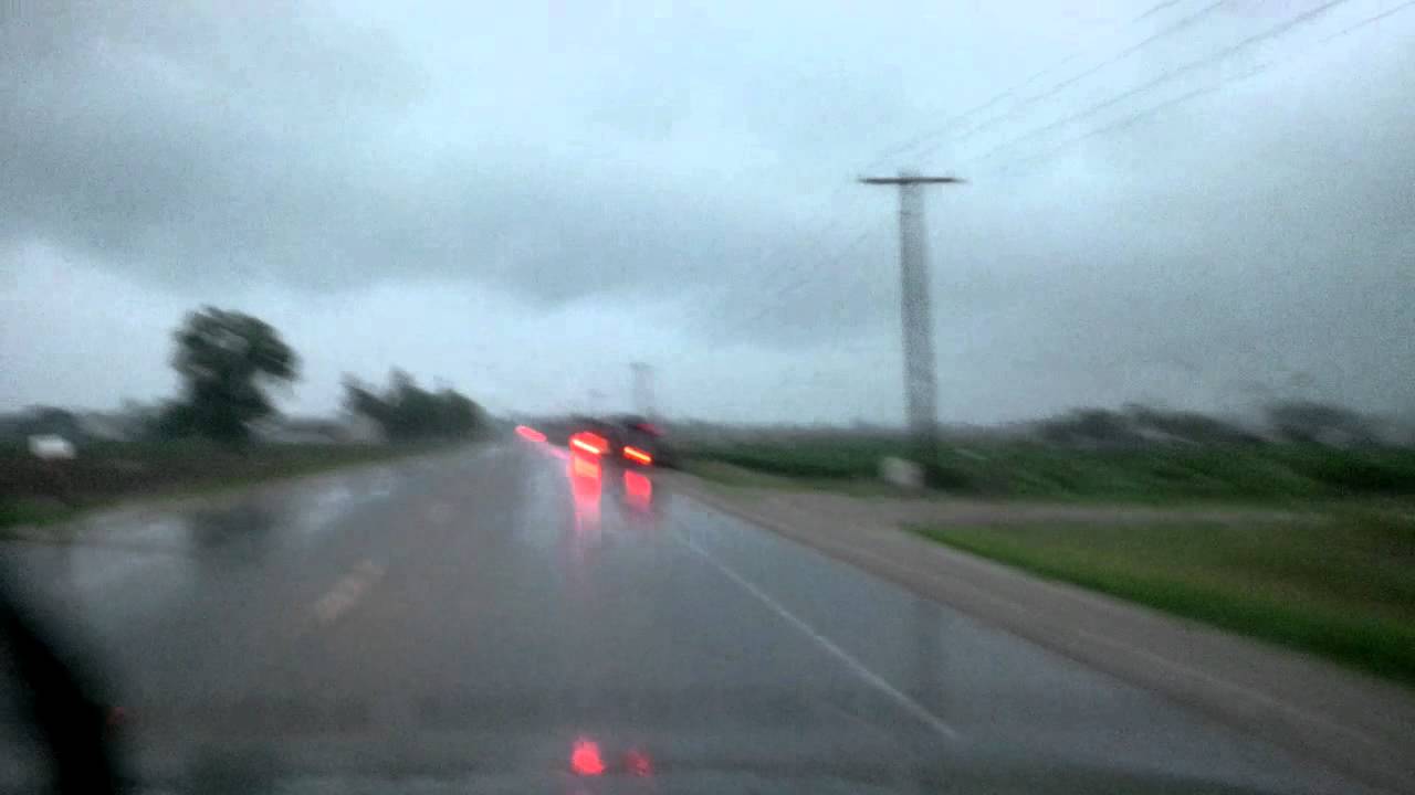 Driving through Kitchener during Tornado Warning Sunday, July 27th ...