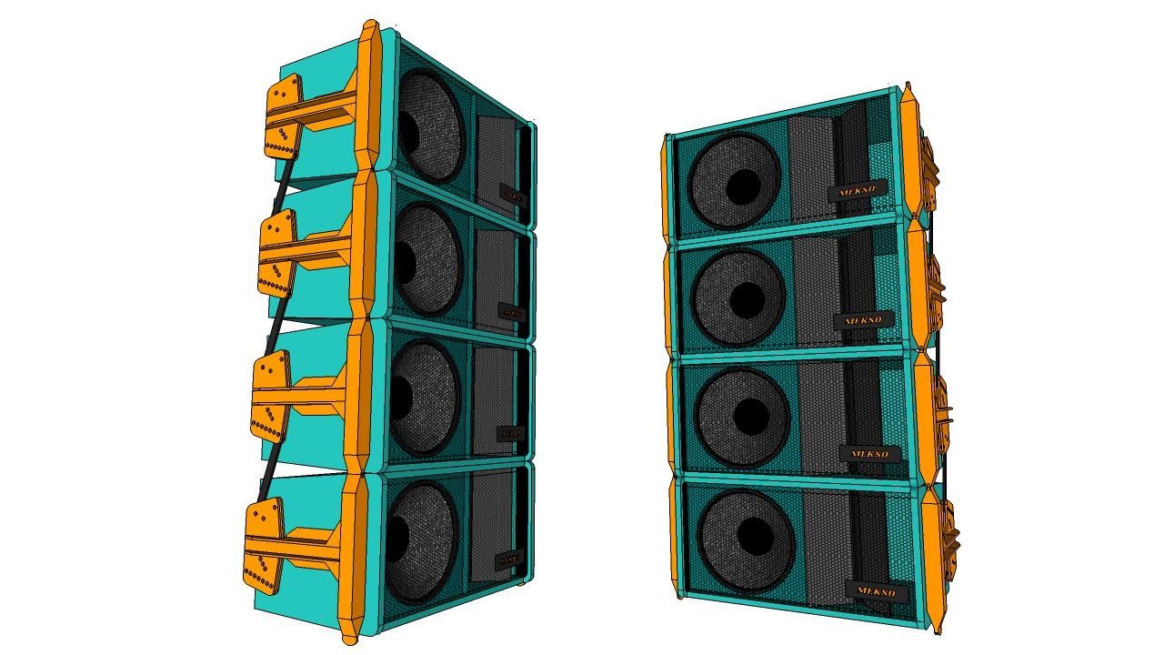 SKEMA BOX LINE ARRAY 12 INC MEKSO LA12S - YouTube