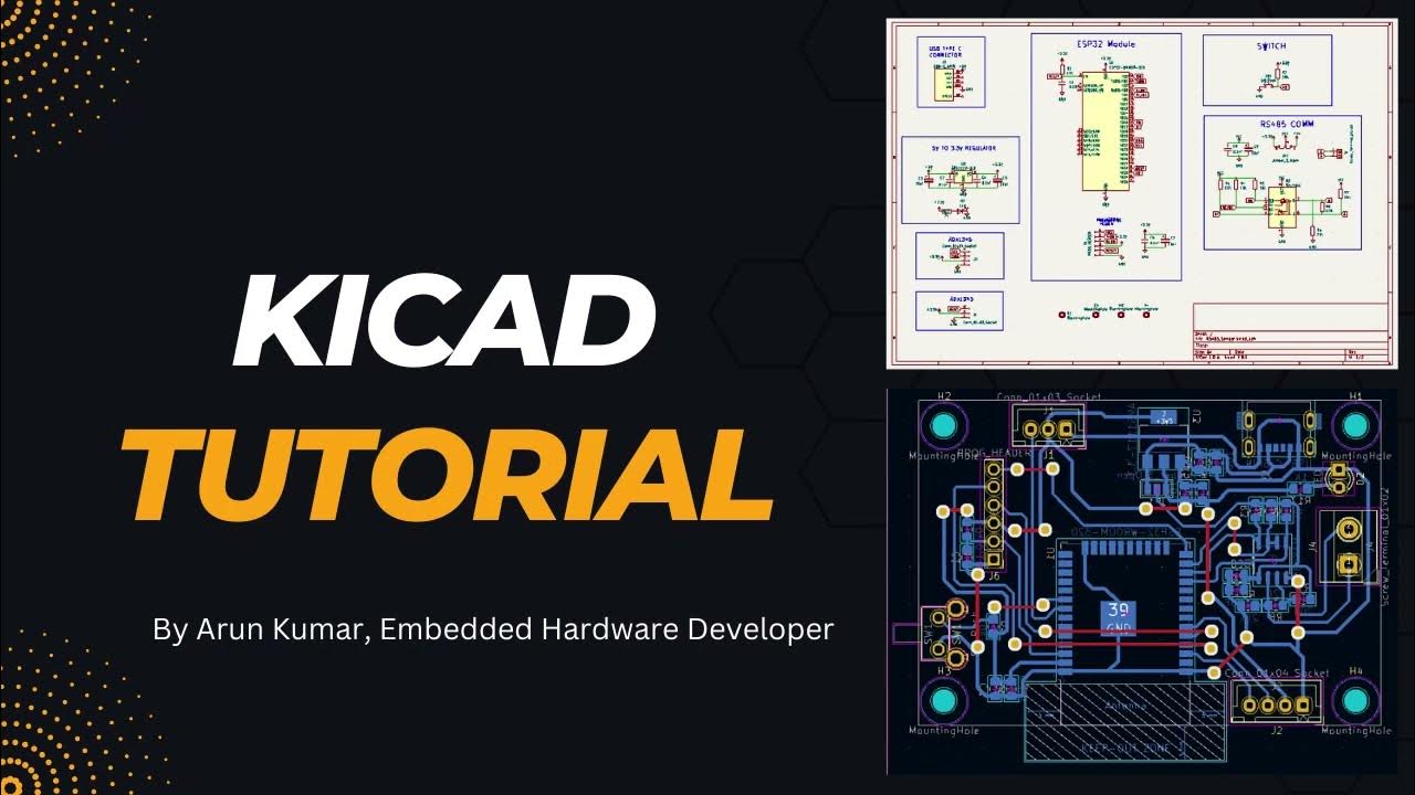 KiCad Tutorial - Simple LED Glow Circuit - YouTube