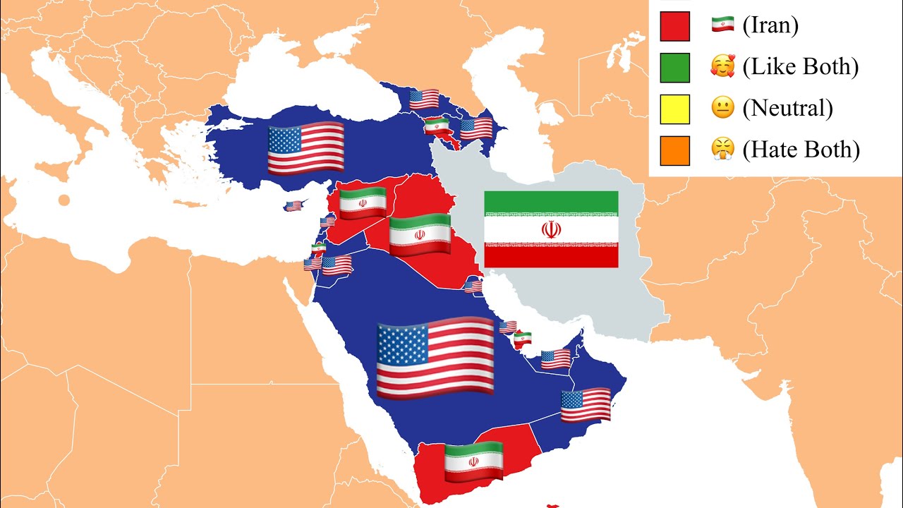 United States 🇺🇸 VS Iran 🇮🇷. The Most Liked ️ in the World 🗺️ in 2022 ...